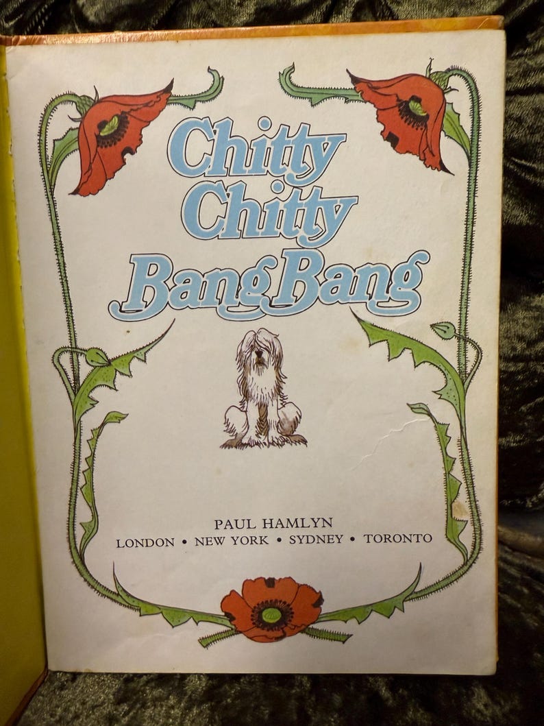 Chitty Chitty Bang Bang. 1968. Hamlin. Collectable . - Etsy