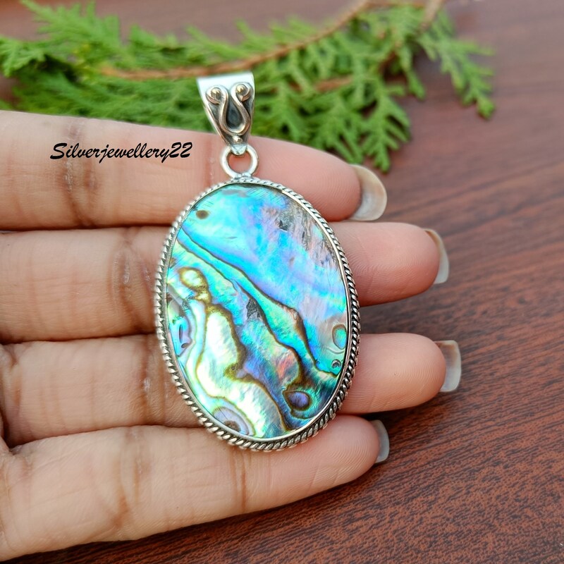 Abalone Shell Pendant - Etsy