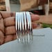 Beautiful Silver Bangles!handmade 925 Sterling Silver Bangle Set!simple ...