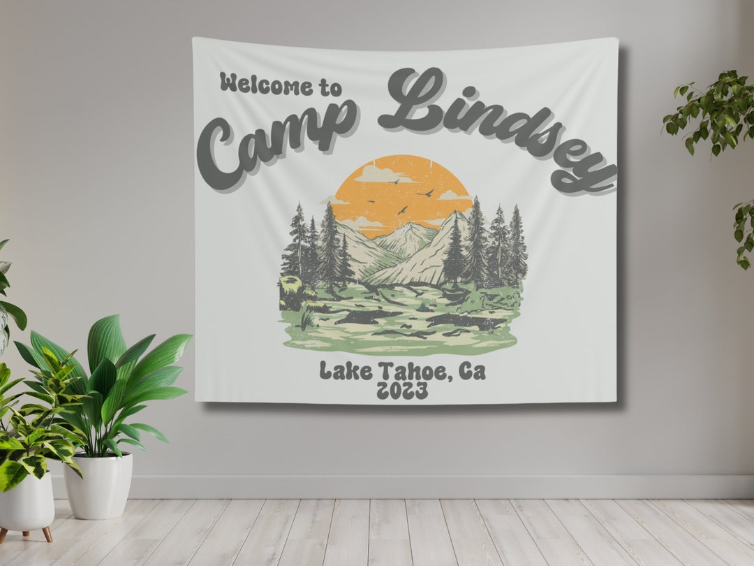 Custom Welcome Sign for Summer Camp Bachelorette or Birthday Party ...