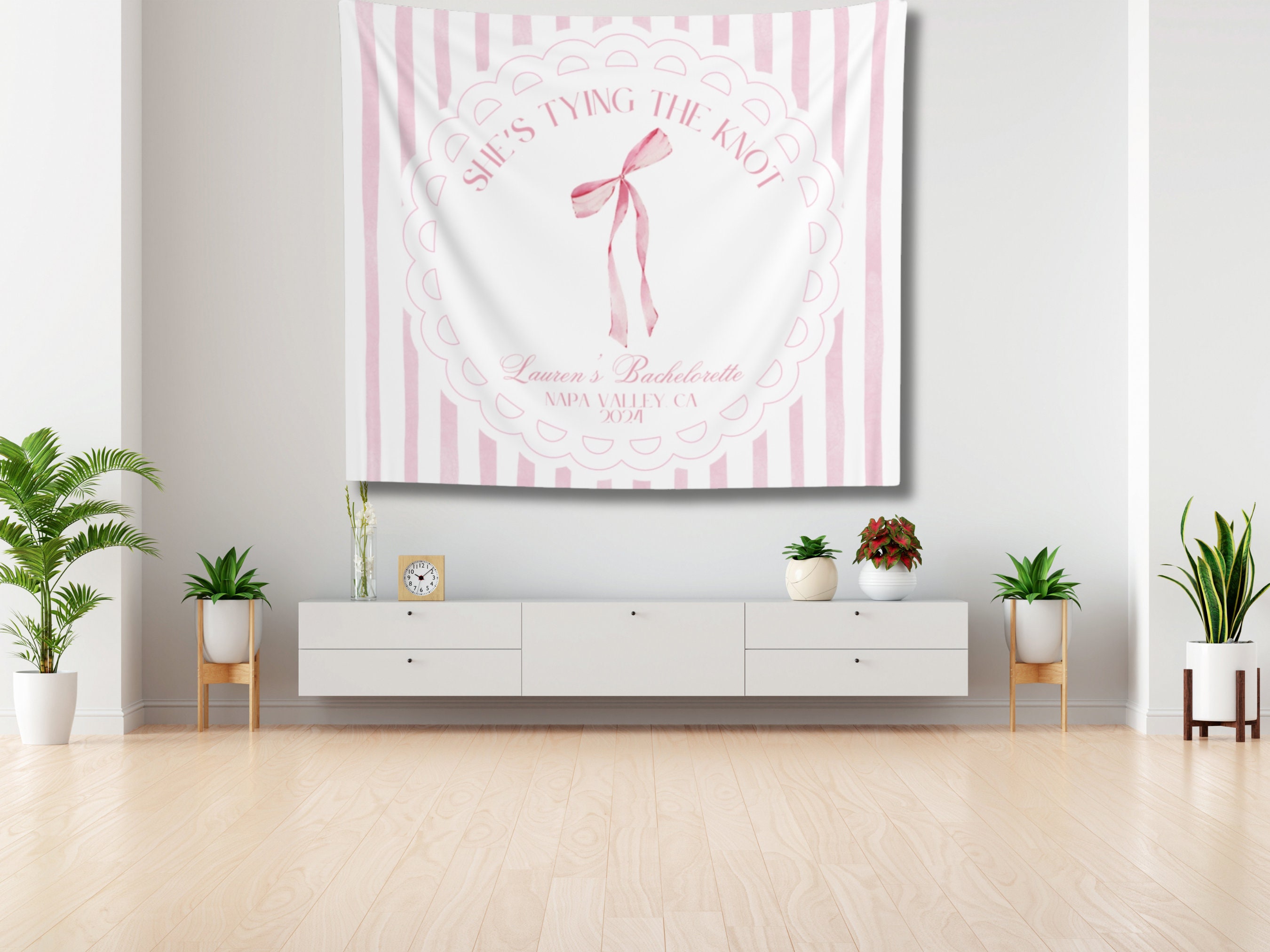 Coquette Bachelorette Party Welcome Sign Coquette Backdrop for ...