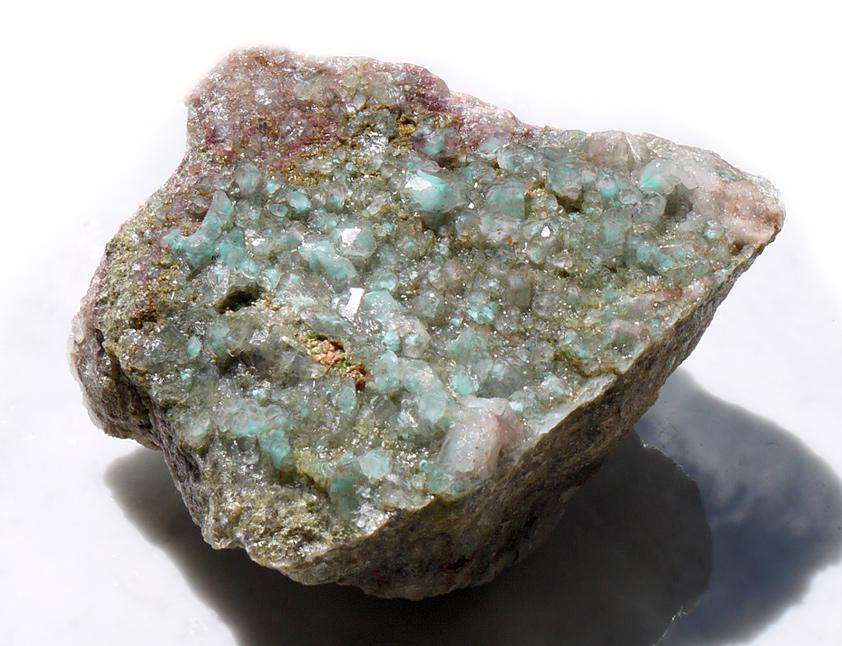 Extremely Rare - Large Ajoite in Quartz - Messina Mine, South Africa ...