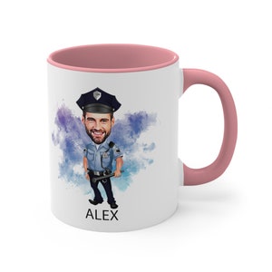 Custom Police Mug, Personalized Police Officer Mug, Handmade Coffee Mug ...