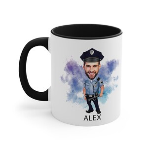 Custom Police Mug, Personalized Police Officer Mug, Handmade Coffee Mug ...