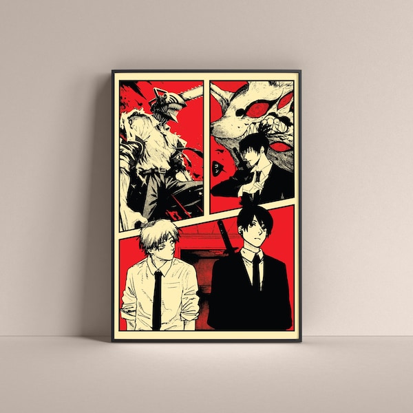 Chainsaw Man Denji Panel - Etsy