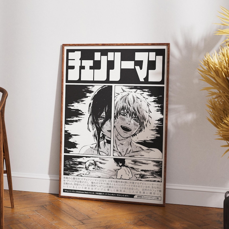 Chainsaw Man Denji Panel - Etsy