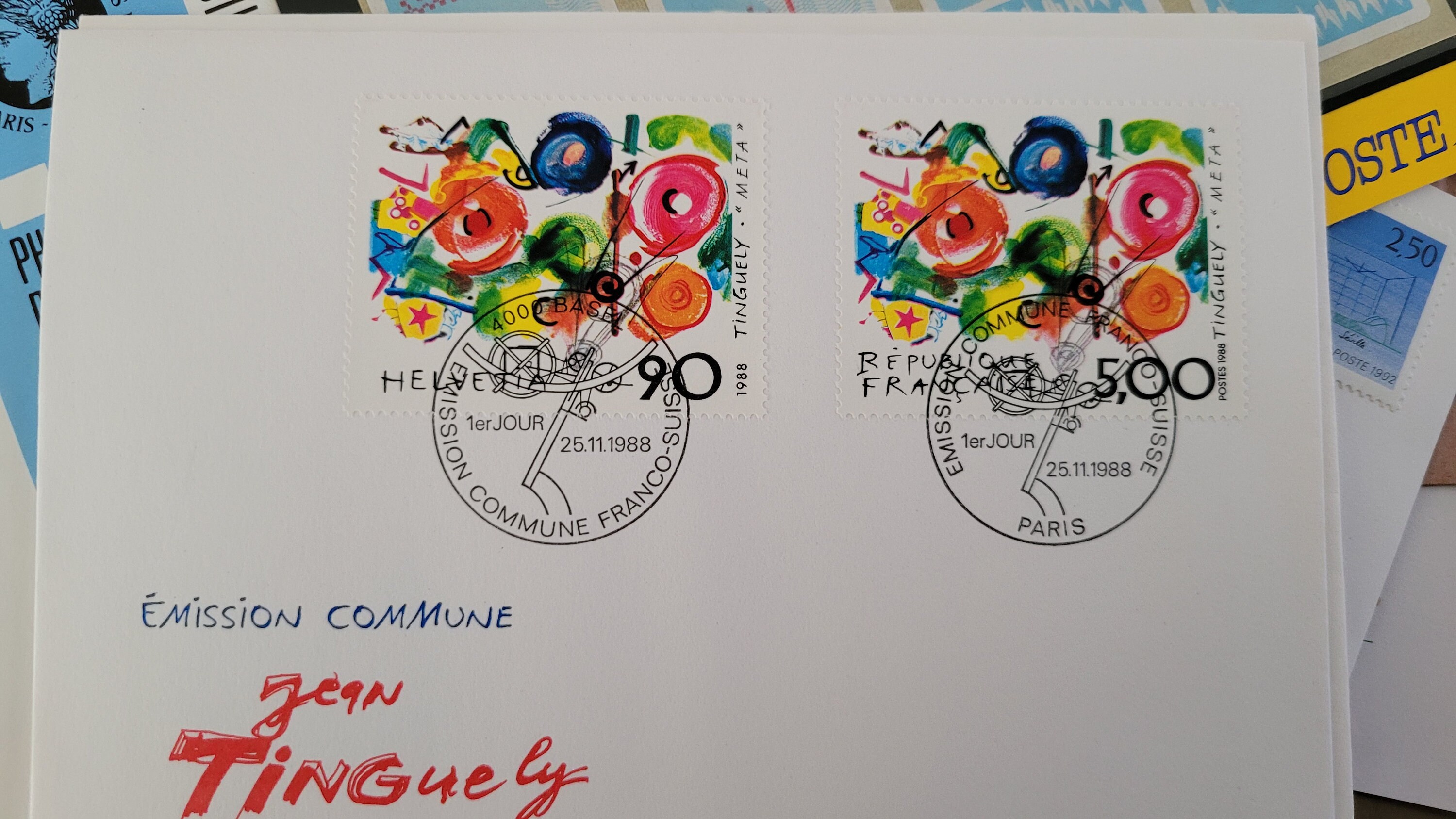 220009 FRANCE Postal Documents 1st Day, Whole, Stamp, Test Proof ...