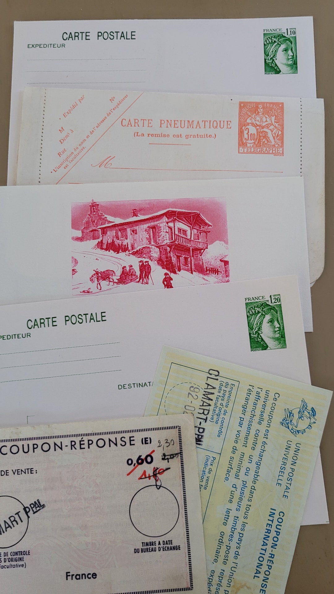 220009 FRANCE Postal Documents 1st Day, Whole, Stamp, Test Proof ...