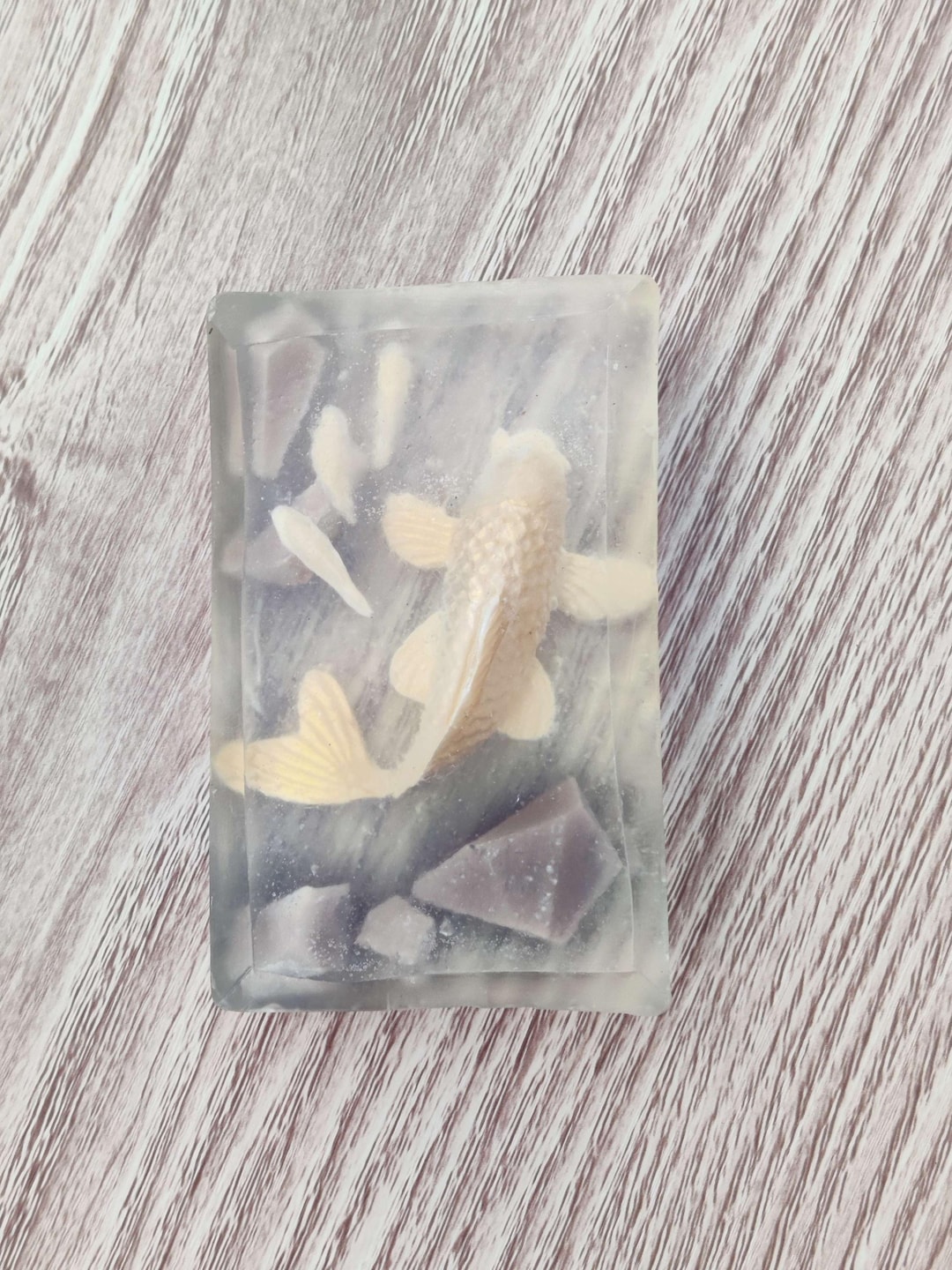 Koi Fish Handmade Transparent Bar Soap With Mango Scent - Etsy