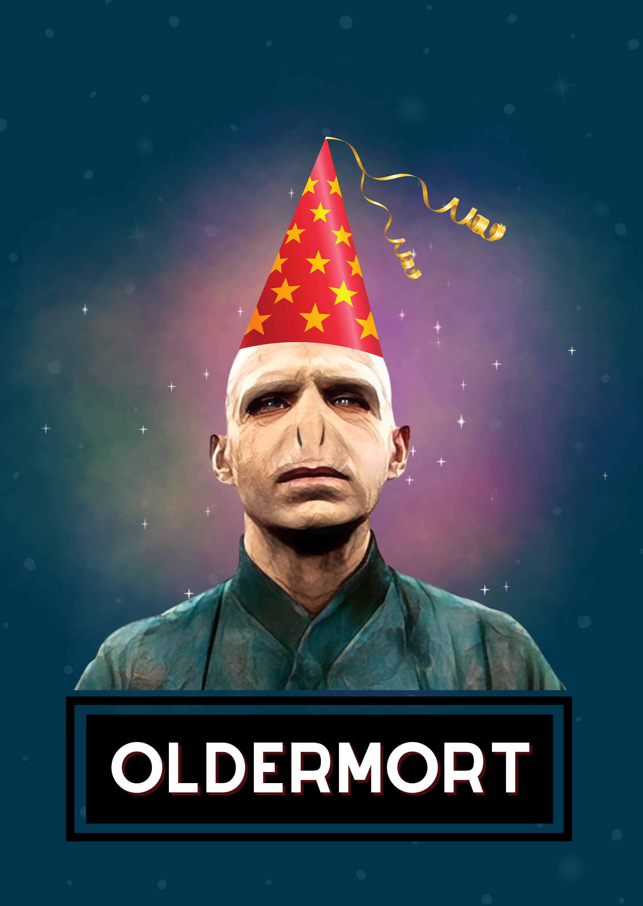 Lord Voldemort Oldermort Harry Potter Birthday Card - Etsy