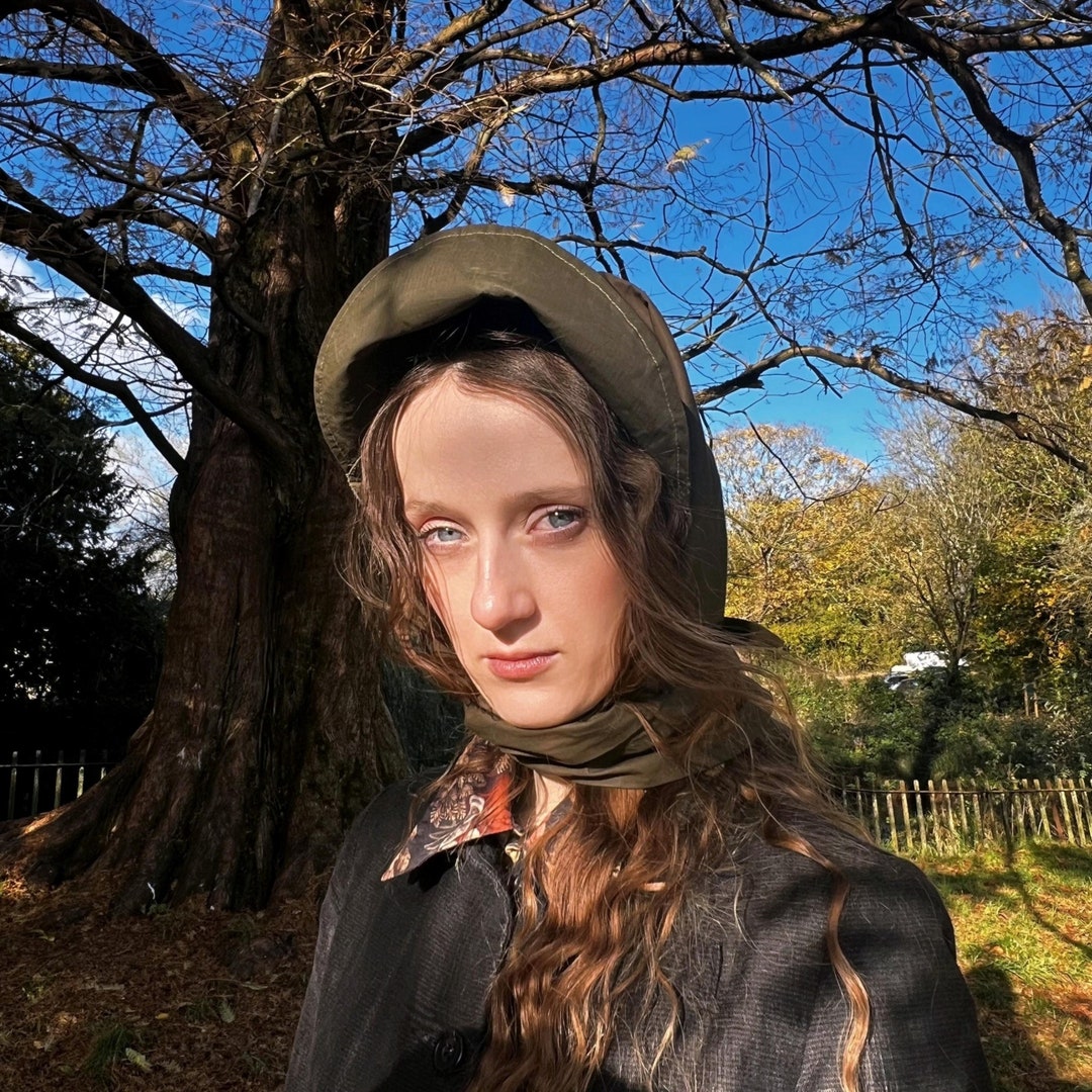 Waxed Cotton Rain Kerchief: Multi-purpose Hood, Scarf, Bandana - Etsy