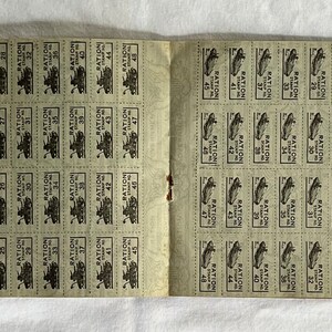 WWII-1943-U.S. Civilian War Ration Book-book Number Three - Etsy