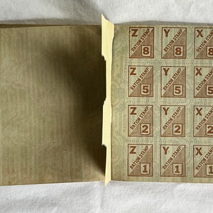 WWII-1943-U.S. Civilian War Ration Book-book Number Three - Etsy
