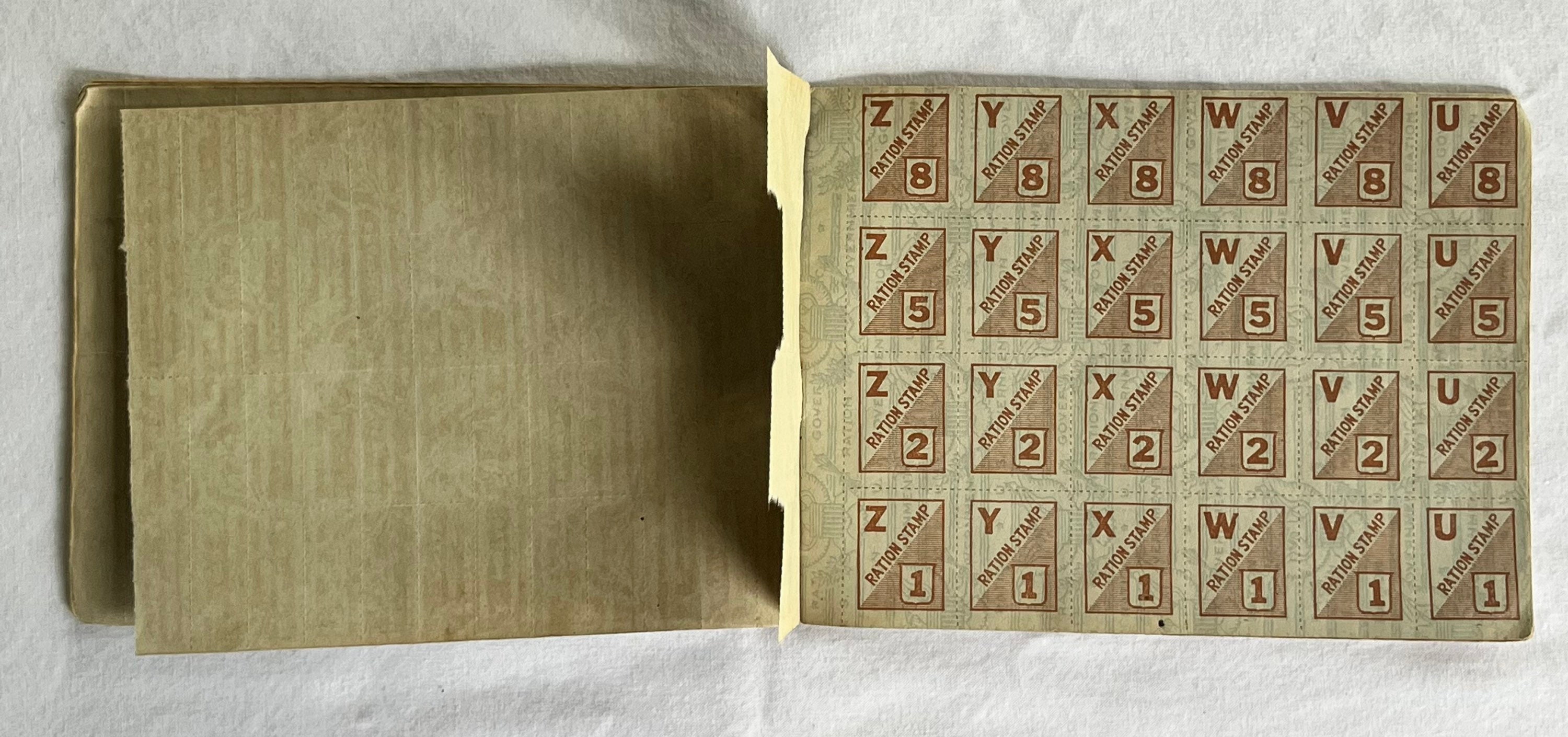 WWII-1943-U.S. Civilian War Ration Book-book Number Three - Etsy