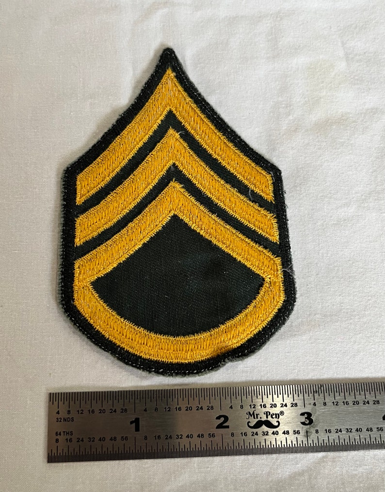 Authentic Army Staff Sergeant, SSG, E-6 Rank for U. S. Army Service Uniforms - Etsy