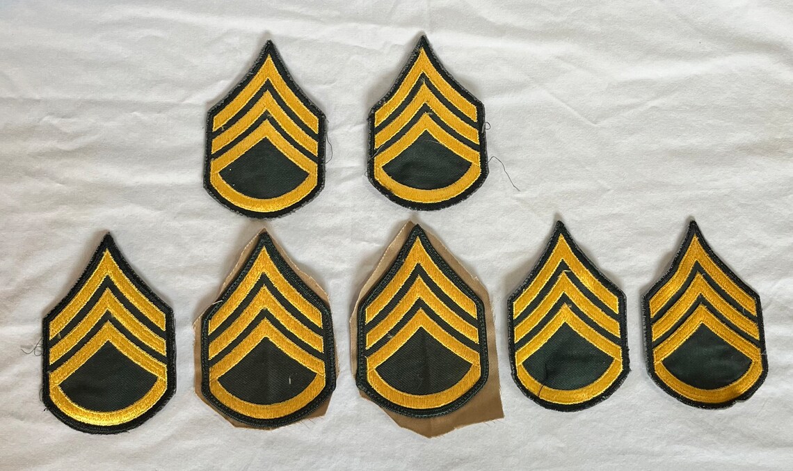 Authentic Army Staff Sergeant SSG E-6 Rank for U. S. Army - Etsy