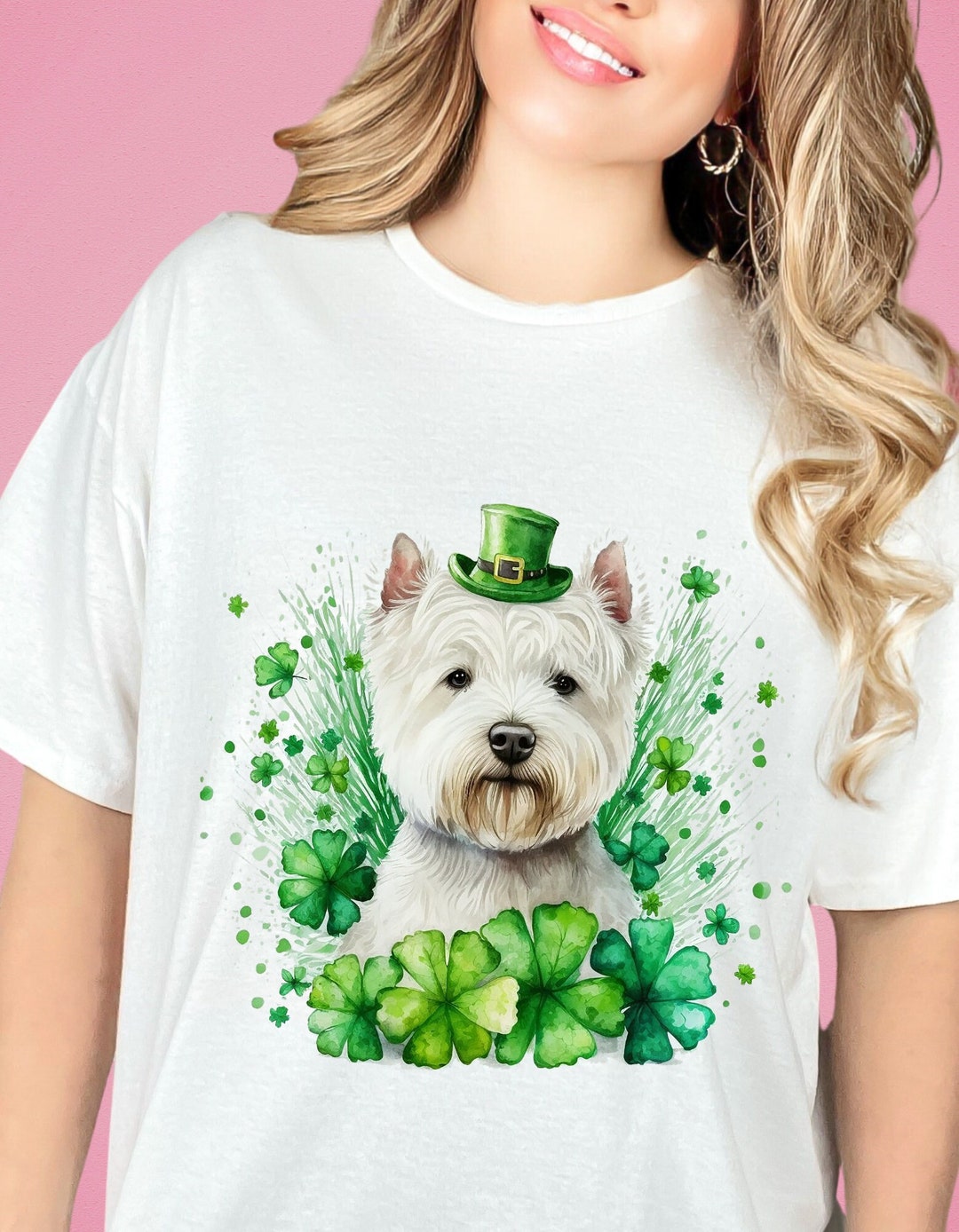 St Patricks Day Westie T-shirt, Perfect Gift for Westie Lovers, Gift ...