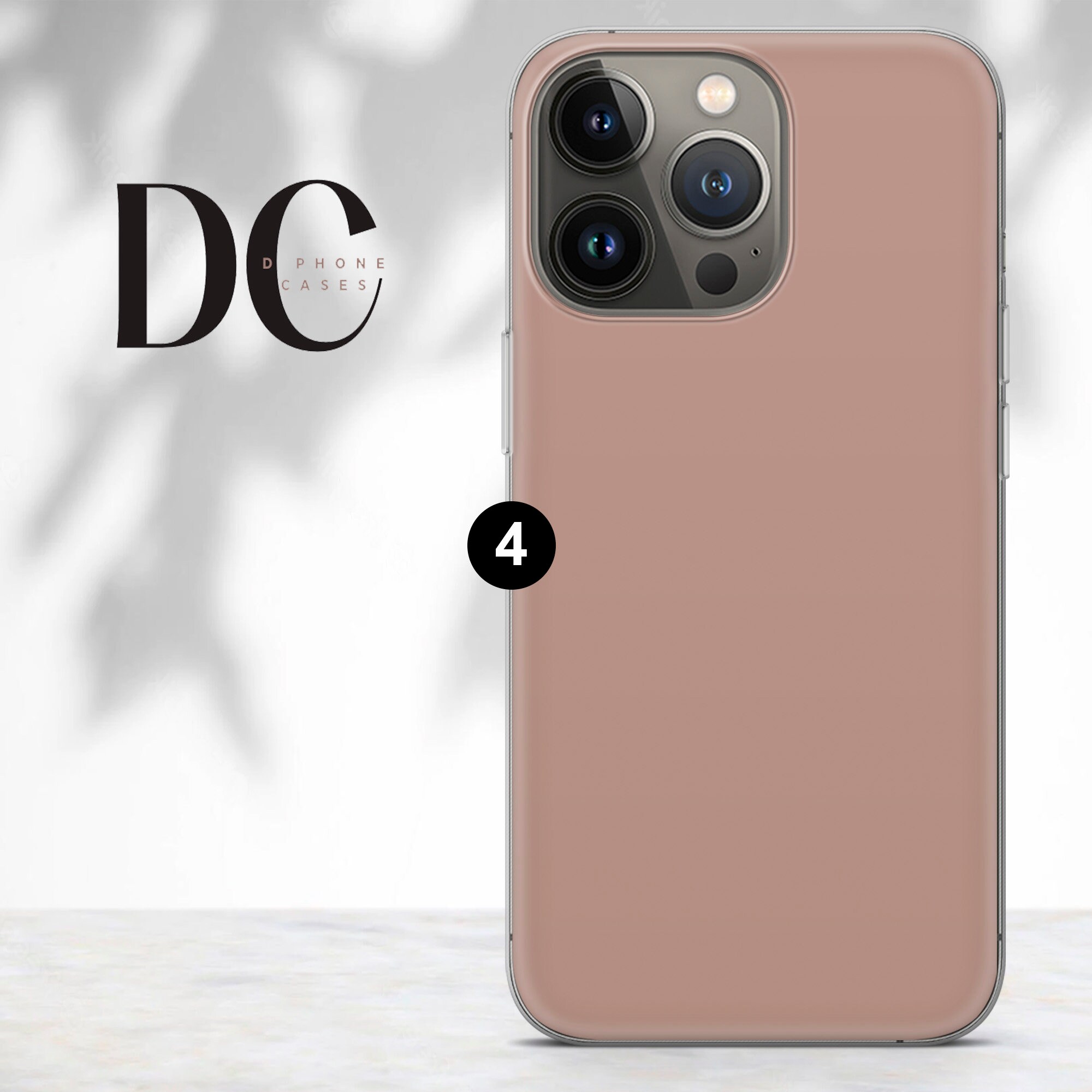 Beige Color Phone Case Beige Aesthetic Case for iPhone 15 14 13 12 XR ...