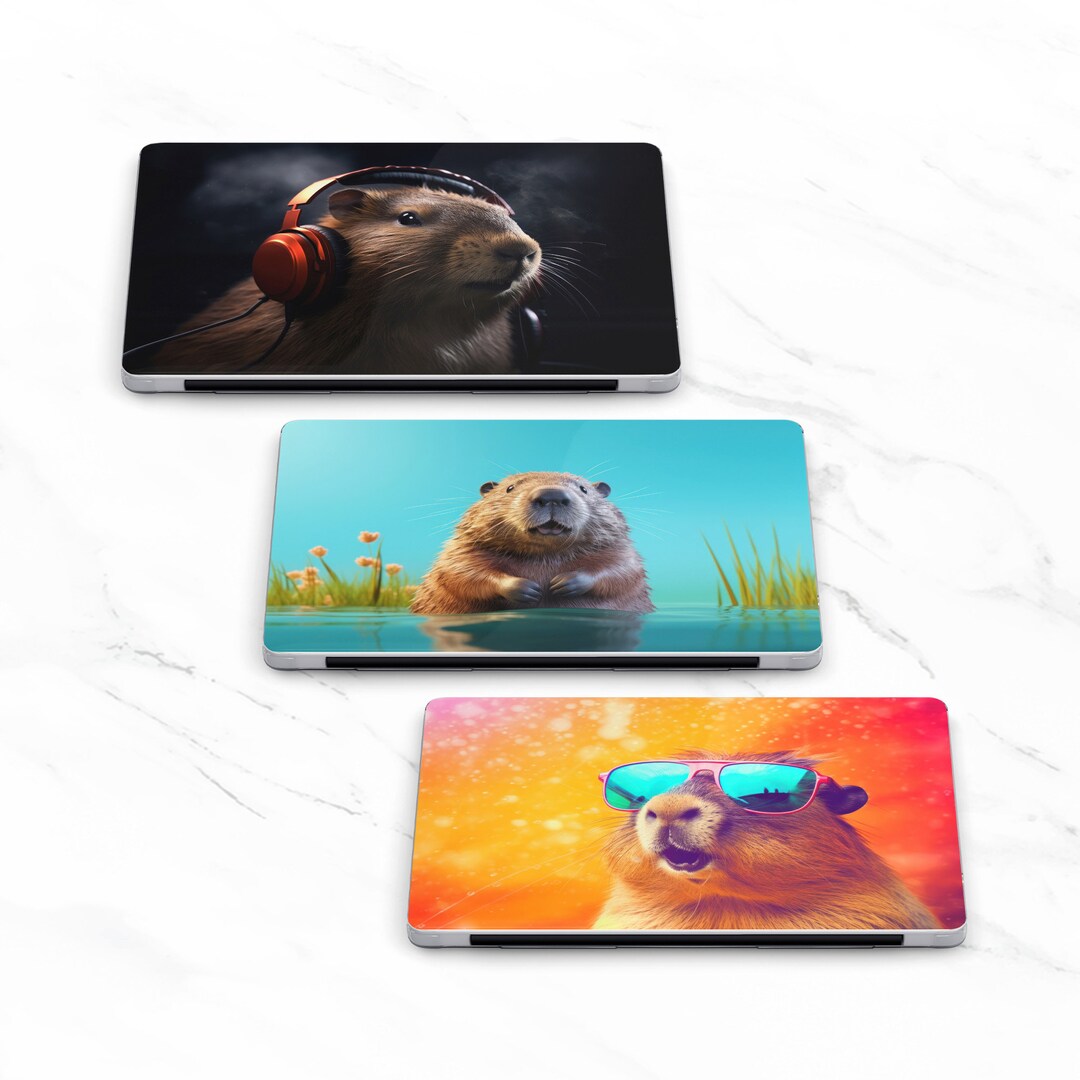 Capybara MacBook Case Rodent Laptop Cover Cute Animal - Etsy