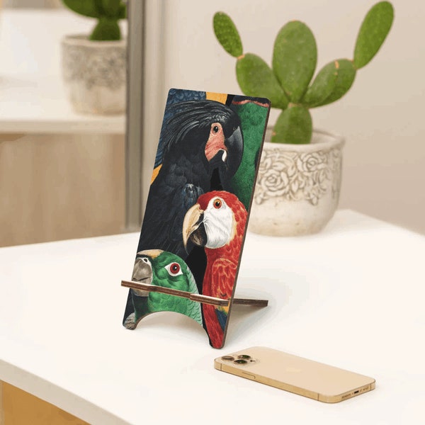 Wood Phone Stand - Etsy