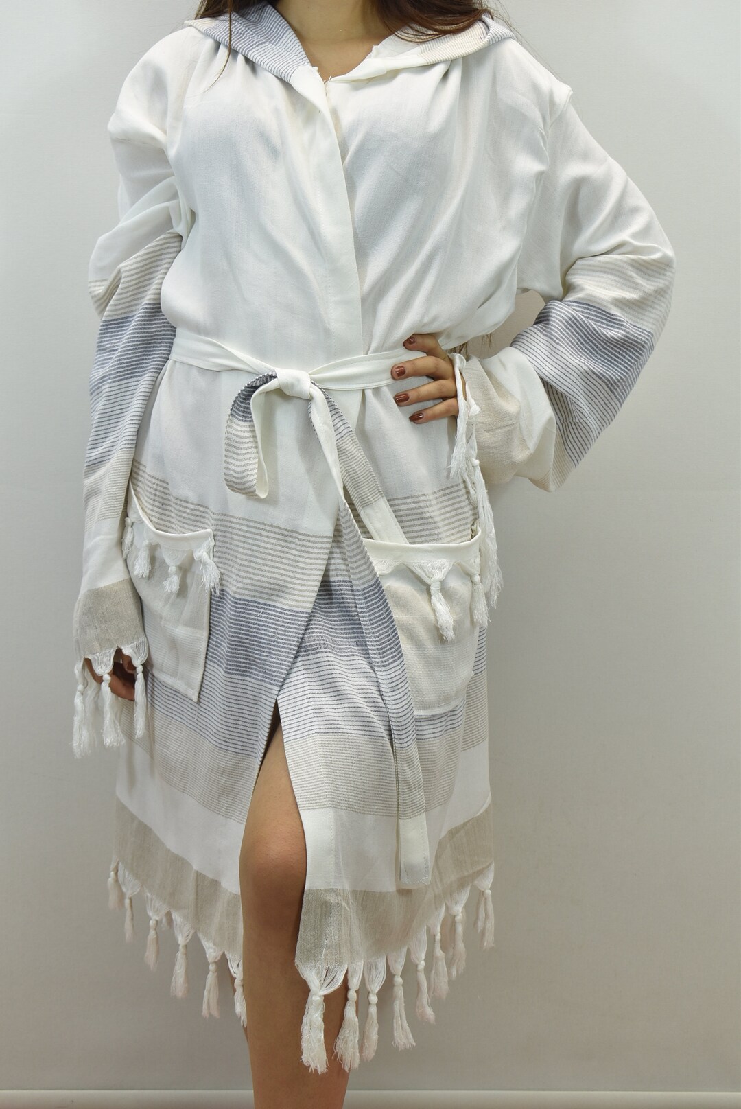 Wedding Party Bathrobe, Cotton Unisex Bathrobe, Beach Towel ...