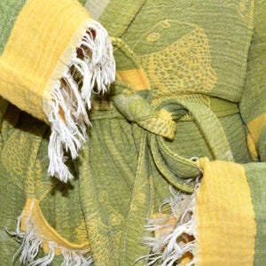 Turkish Peshtemal Robe, Hammam Dress, Bridal Robe, Hotel Robe, Cotton ...