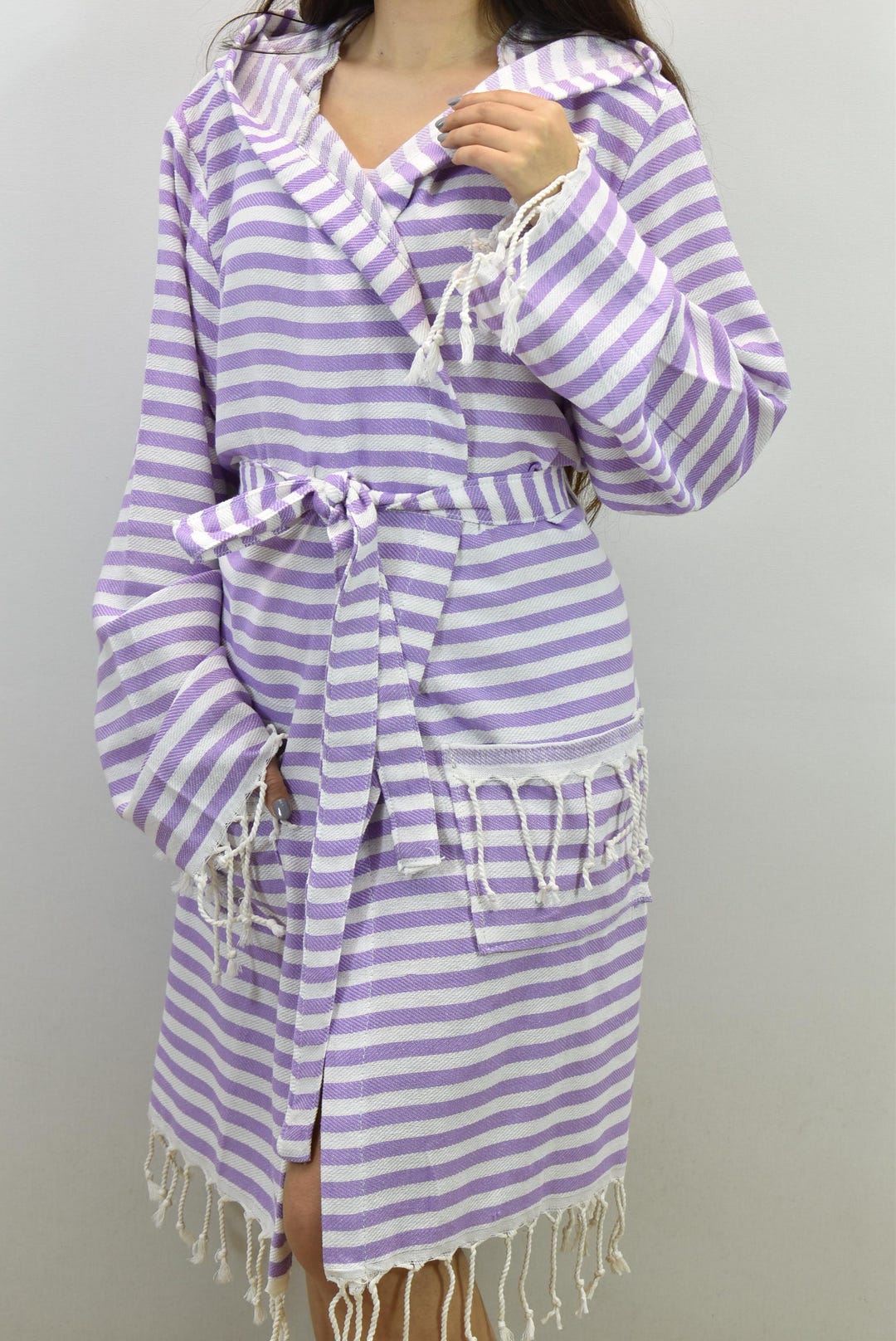 Kimonos, Pajamas, Fish Pattern Bathrobe, Cotton Bathrobe, Morning Gown ...