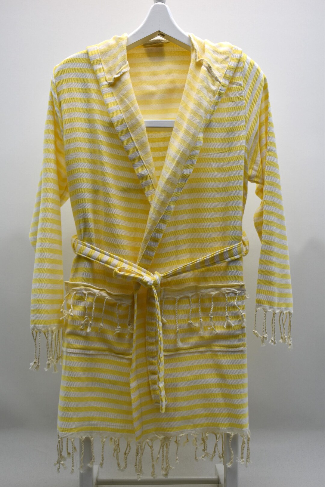 Chic Dressing Gown, Turkish Bath Robe, Unisex Beach Robe, Monogrammed ...