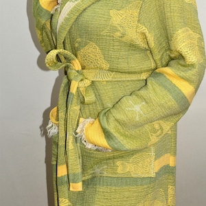 Turkish Peshtemal Robe, Hammam Dress, Bridal Robe, Hotel Robe, Cotton ...