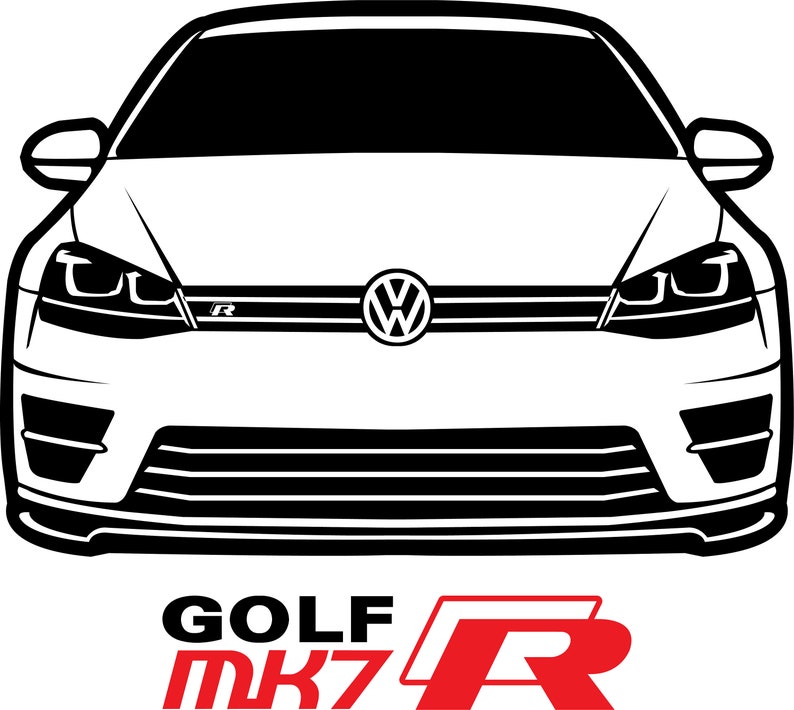 Volkswagen Car Svg Png Pdf Ai Eps Bundle, volkswagen golf, volkswagen ...