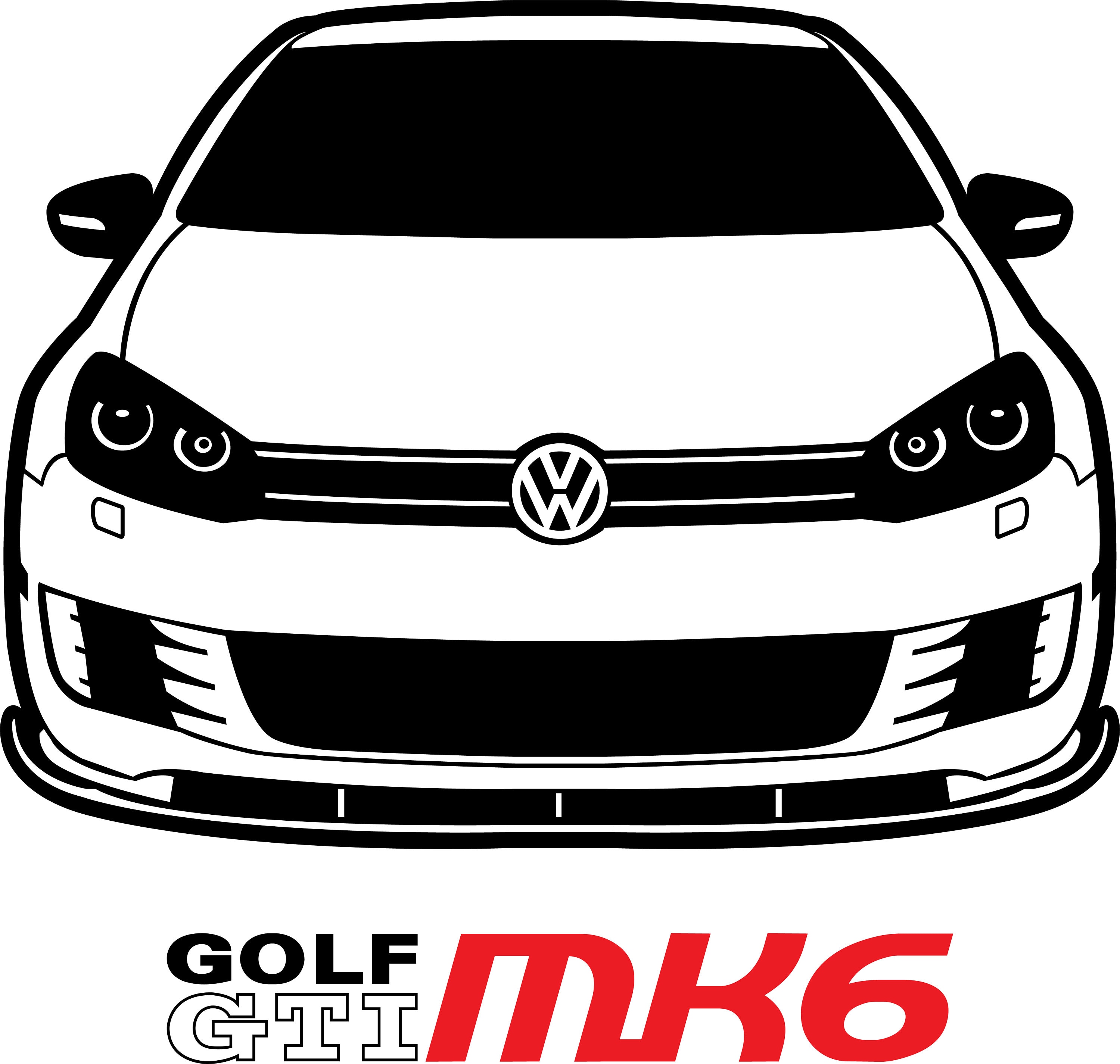 Volkswagen Car Svg Png Pdf Ai Eps Bundle , Volkswagen Golf , Volkswagen ...