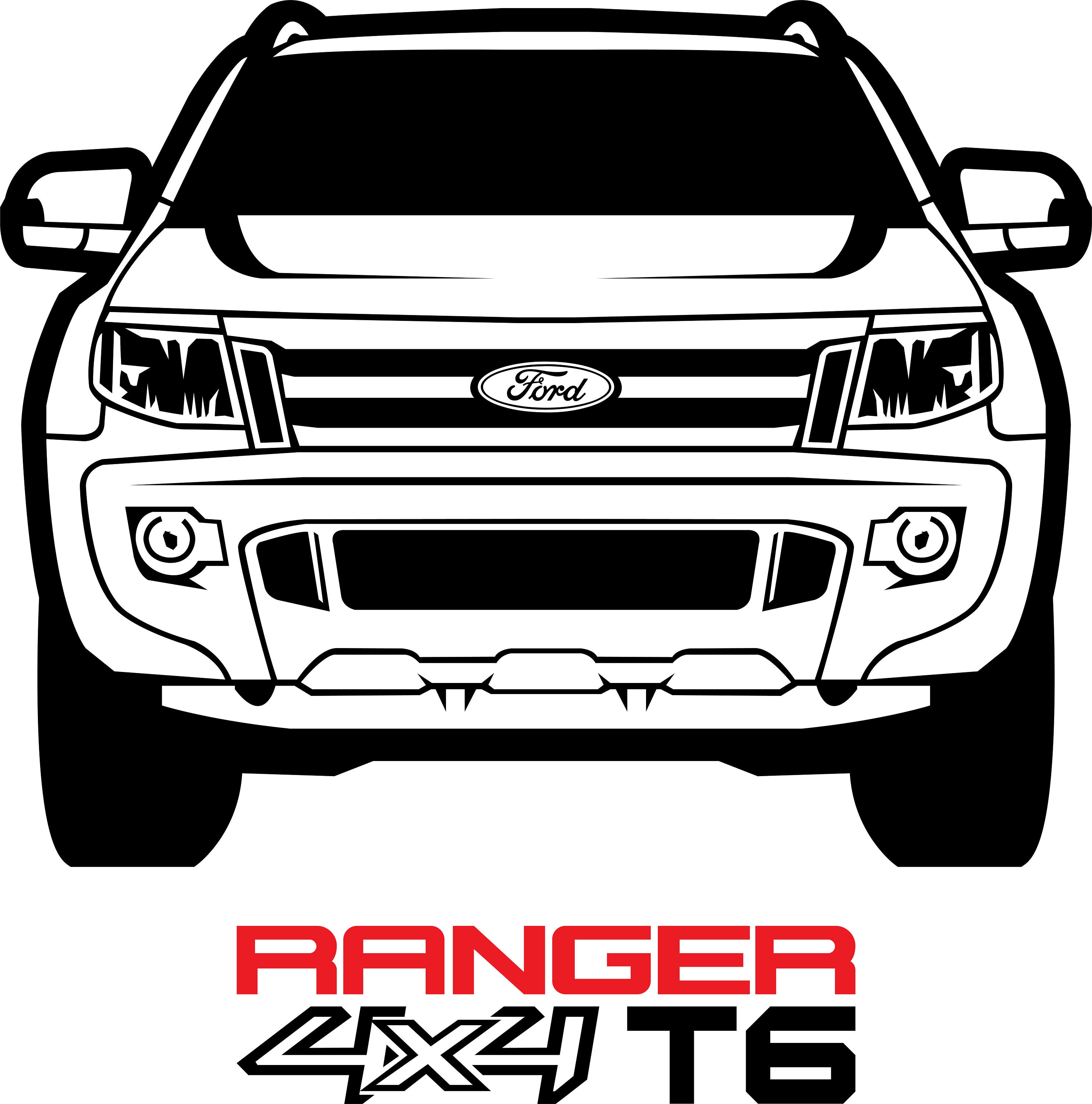 Ford Cars Car Svg Png Pdf Ai Eps Bundle , Ford Ranger 4x4 , Ford Ranger ...