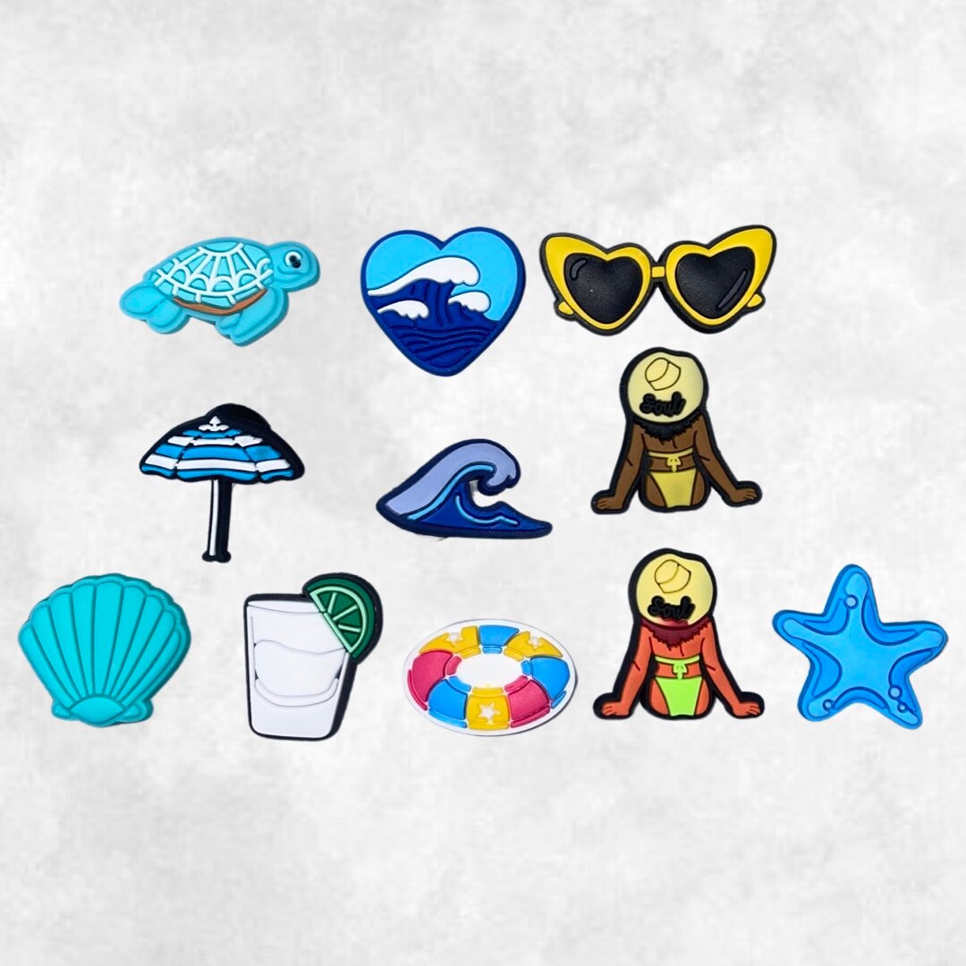 Holiday Summer Croc Charms Jibbitz - Etsy UK