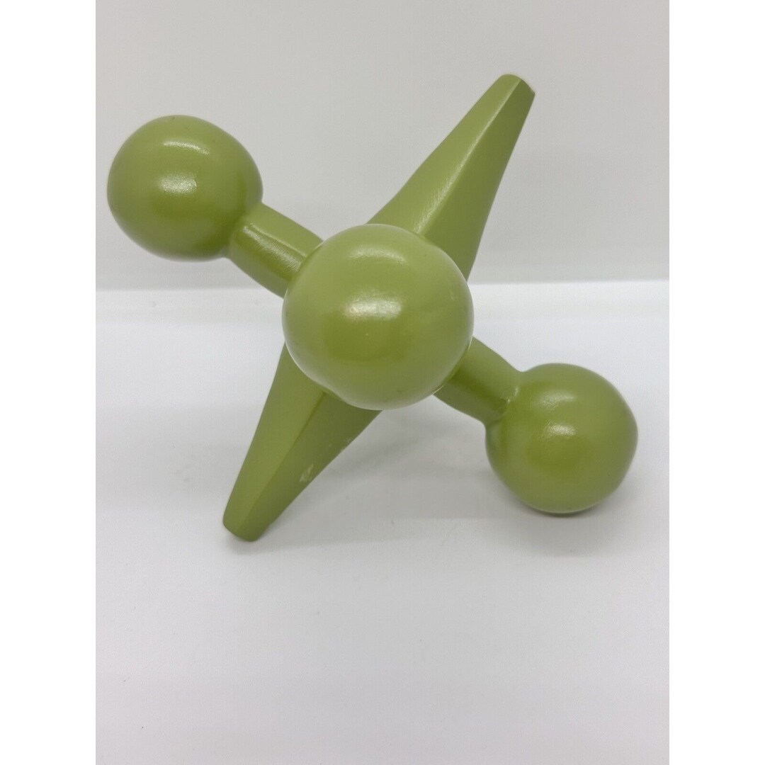 Vintage MCM Oversized Jacks Jack Bookend Paperweight Green 5x5 - Etsy