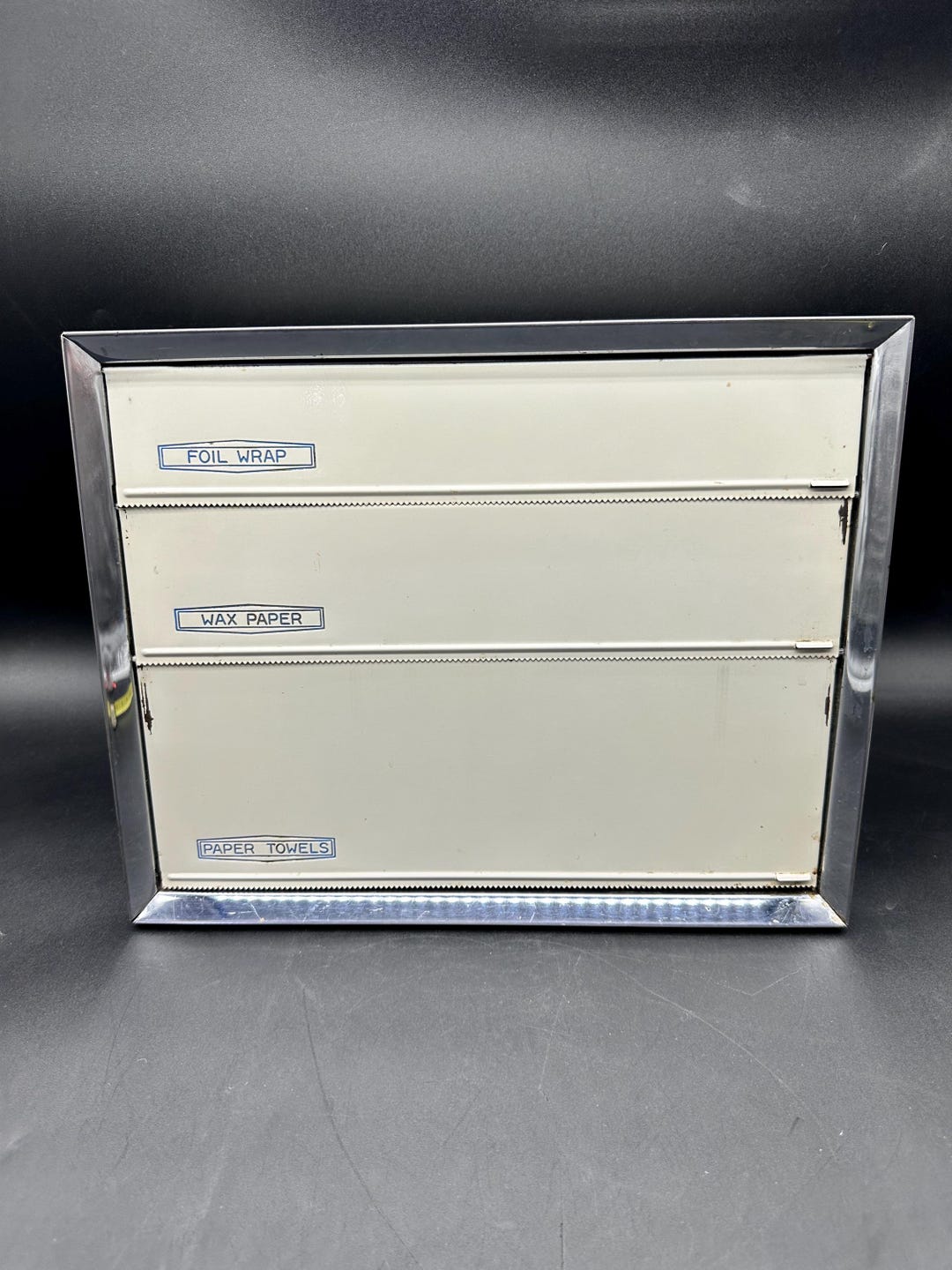 Vintage Kitchen Lady Garner Ware Foil Wax Paper Paper Towel Dispenser ...