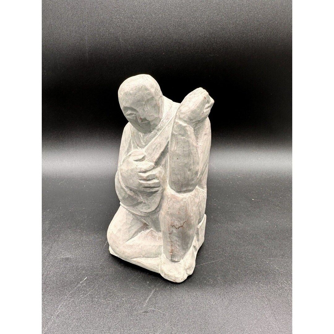 Isabel Bloom John Bloom Sculpture Banjo Man Signed Retired Concrete 6 ...