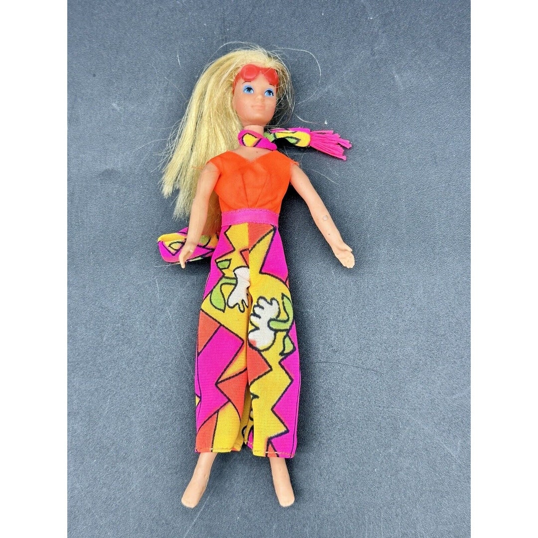 Vintage 1970 Mattel Fashion Rock Flowers Heather Doll Play House Figure ...