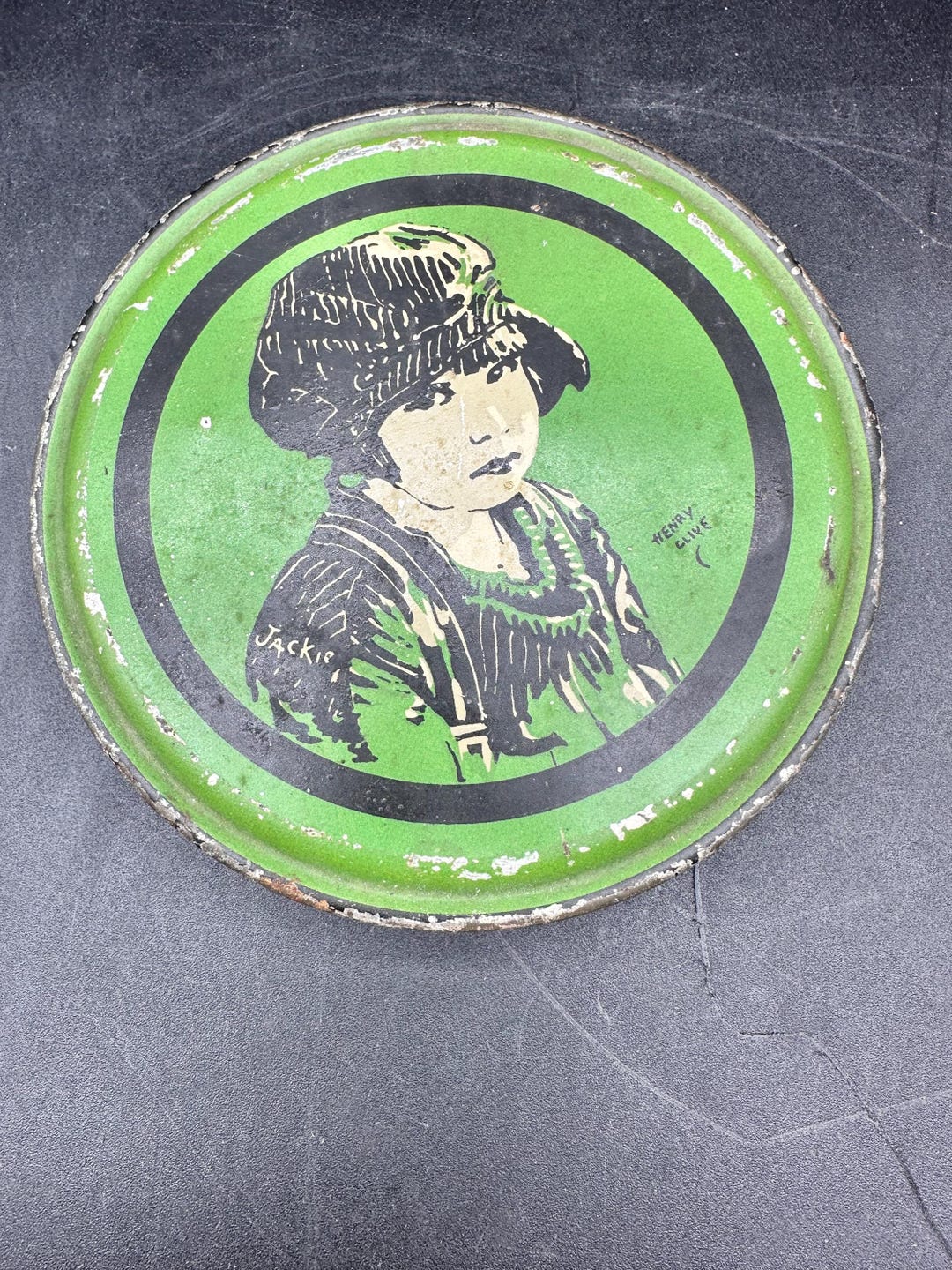 Antique 1920s Henry Clive Beautebox Child Cookie Candy Tin 5in - Etsy