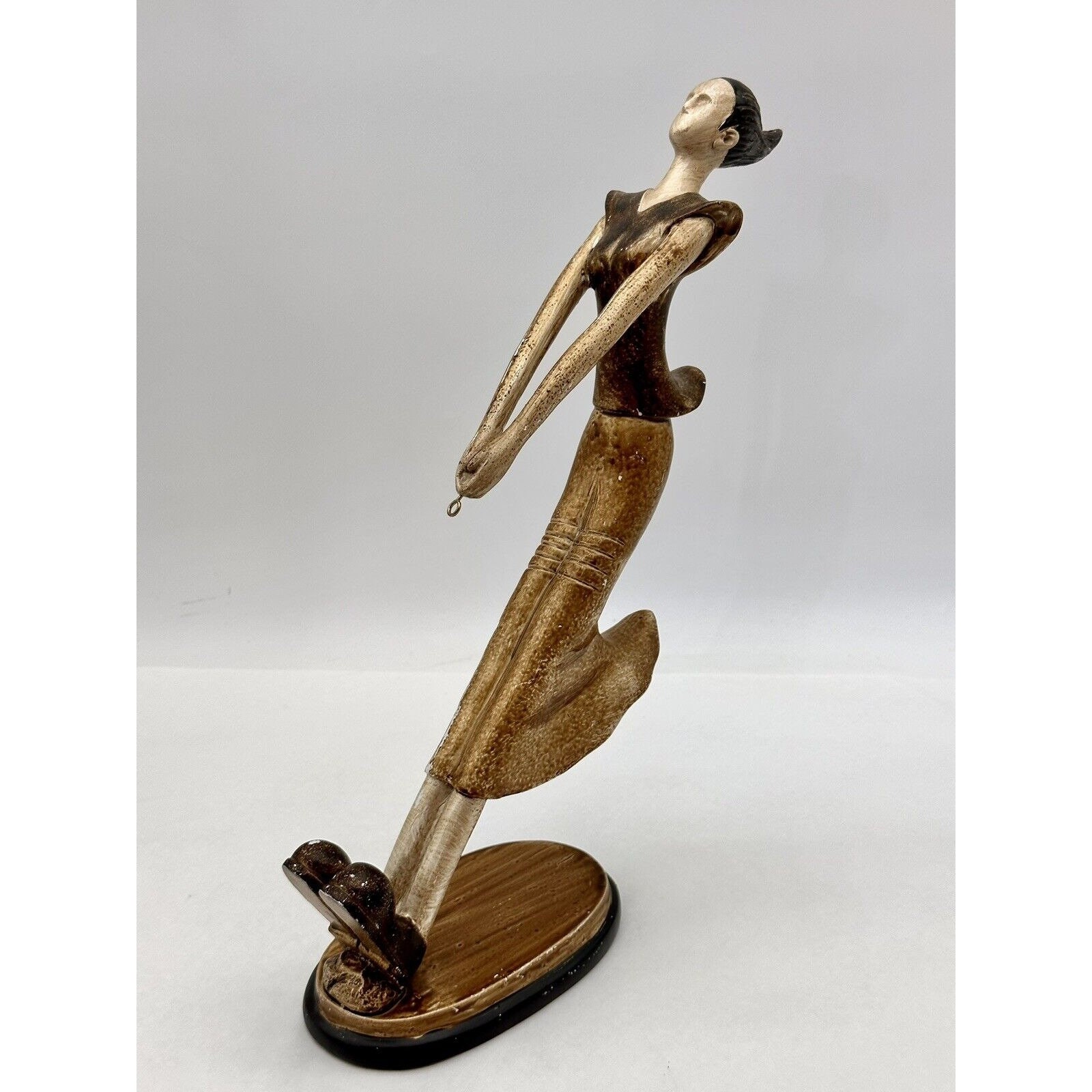 Vintage Artmax the Chase I Modern Woman Sculpture No Dog 13x13 READ - Etsy