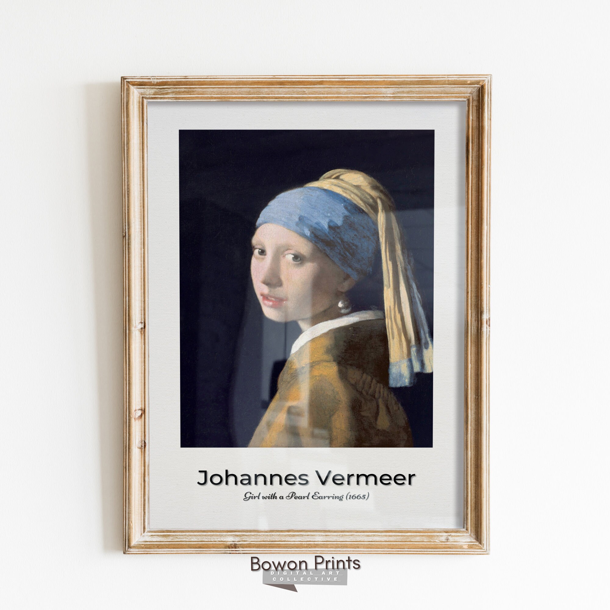 Johannes Vermeer Print Set of 4 Prints Vermeer Famous - Etsy