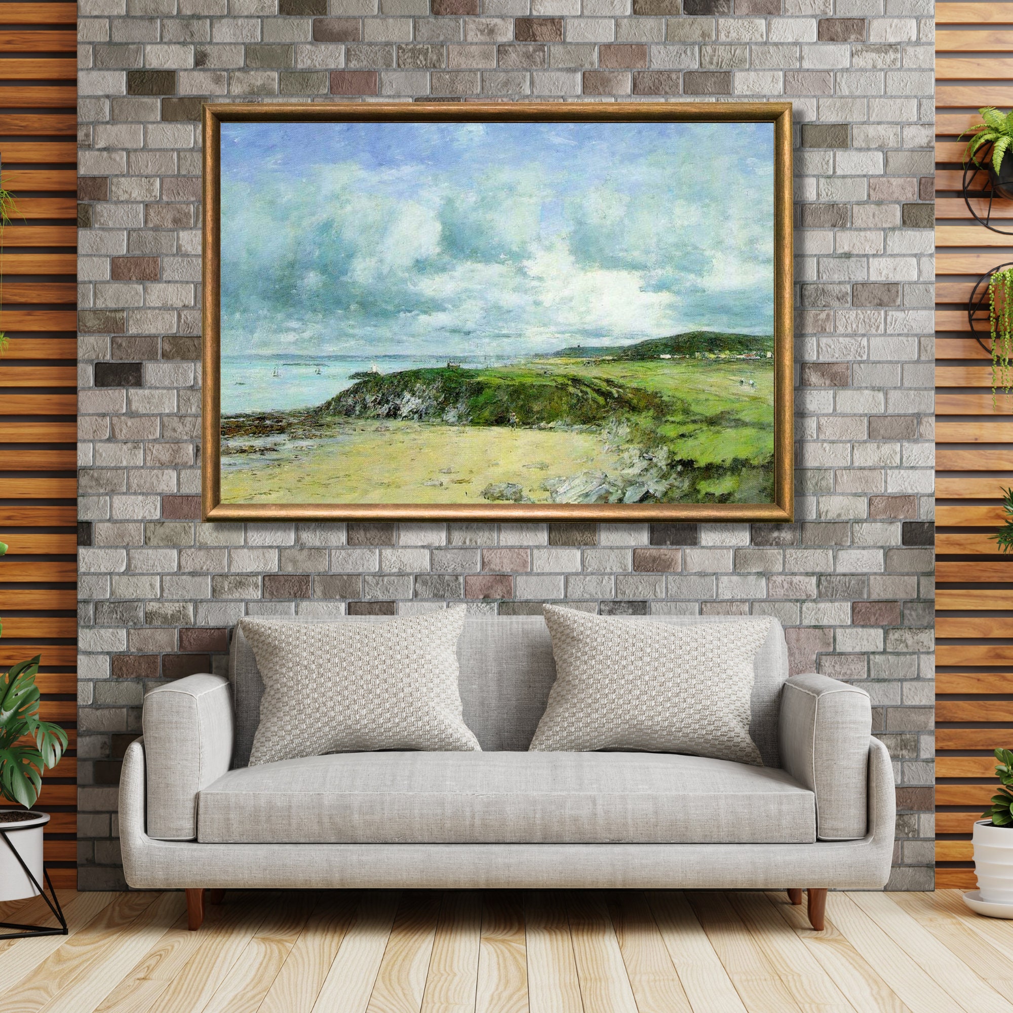 Eugene Boudin Famous Print, Set of 4 Prints, Landscape Print, Beach ...