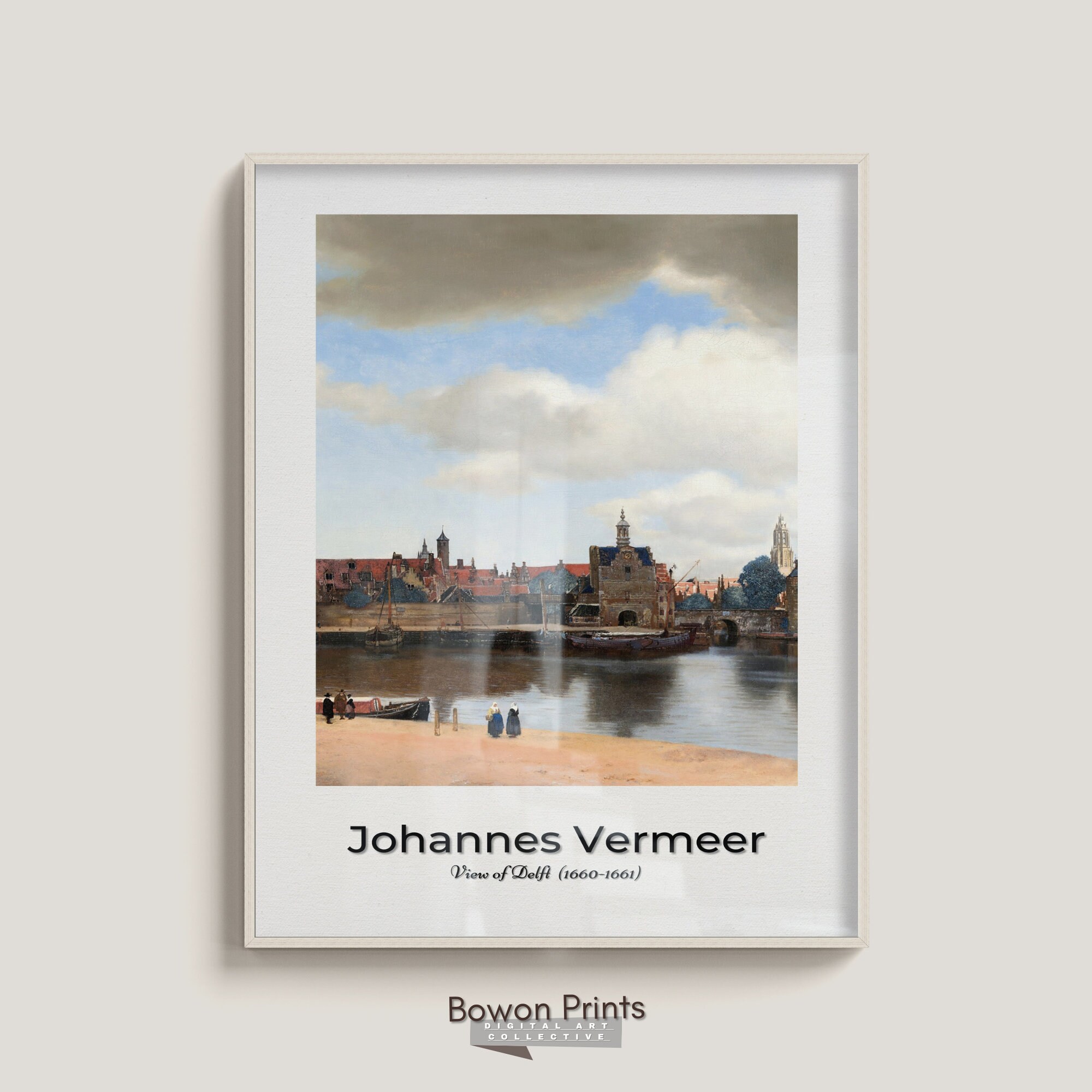 Johannes Vermeer Print Set of 4 Prints Vermeer Famous - Etsy