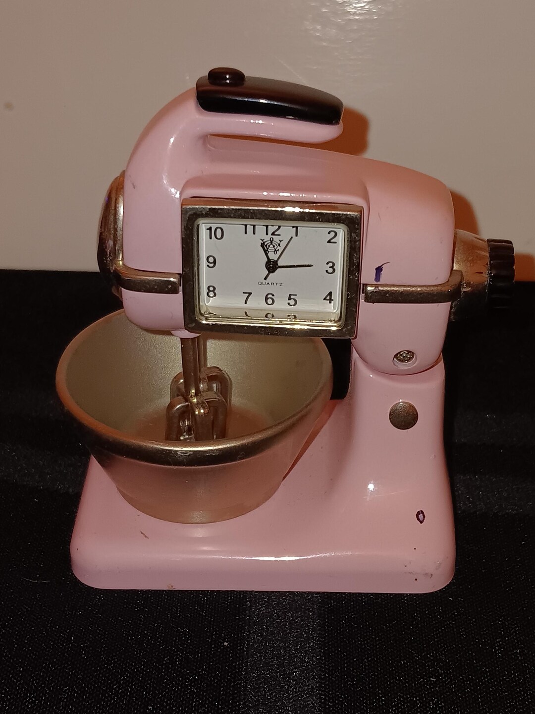 Vintage Elgin Decorative Pink Kitchen Mixer Mini Clock - Etsy