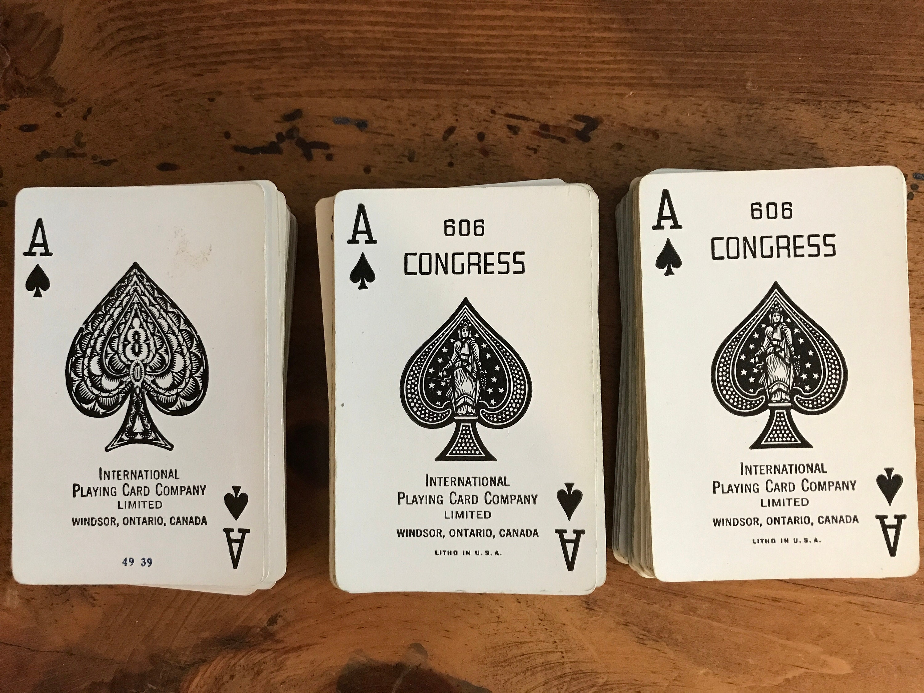 International Playing Card Company Limited, Windsor, Ontario Vintage ...