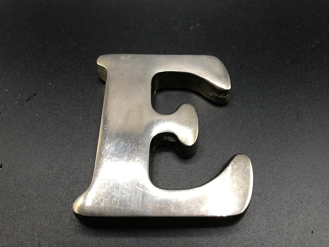 Vintage Letter E Paperweight - Etsy