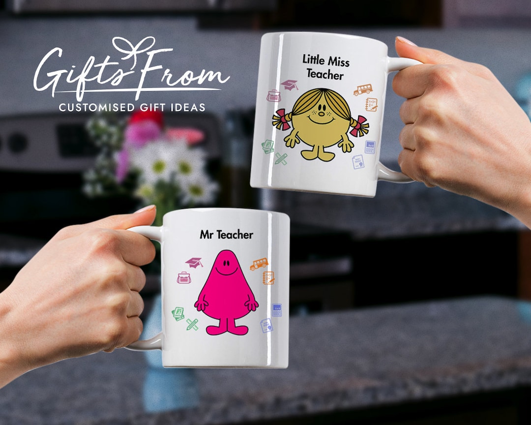 Little Miss Mug | Mr Men Mugs - Custom Design and Title - Etsy UK