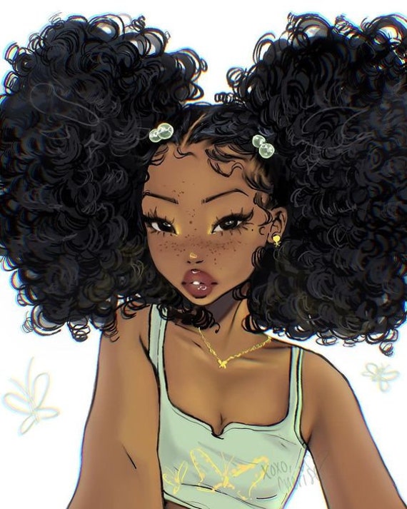 Black Women Drawing Art