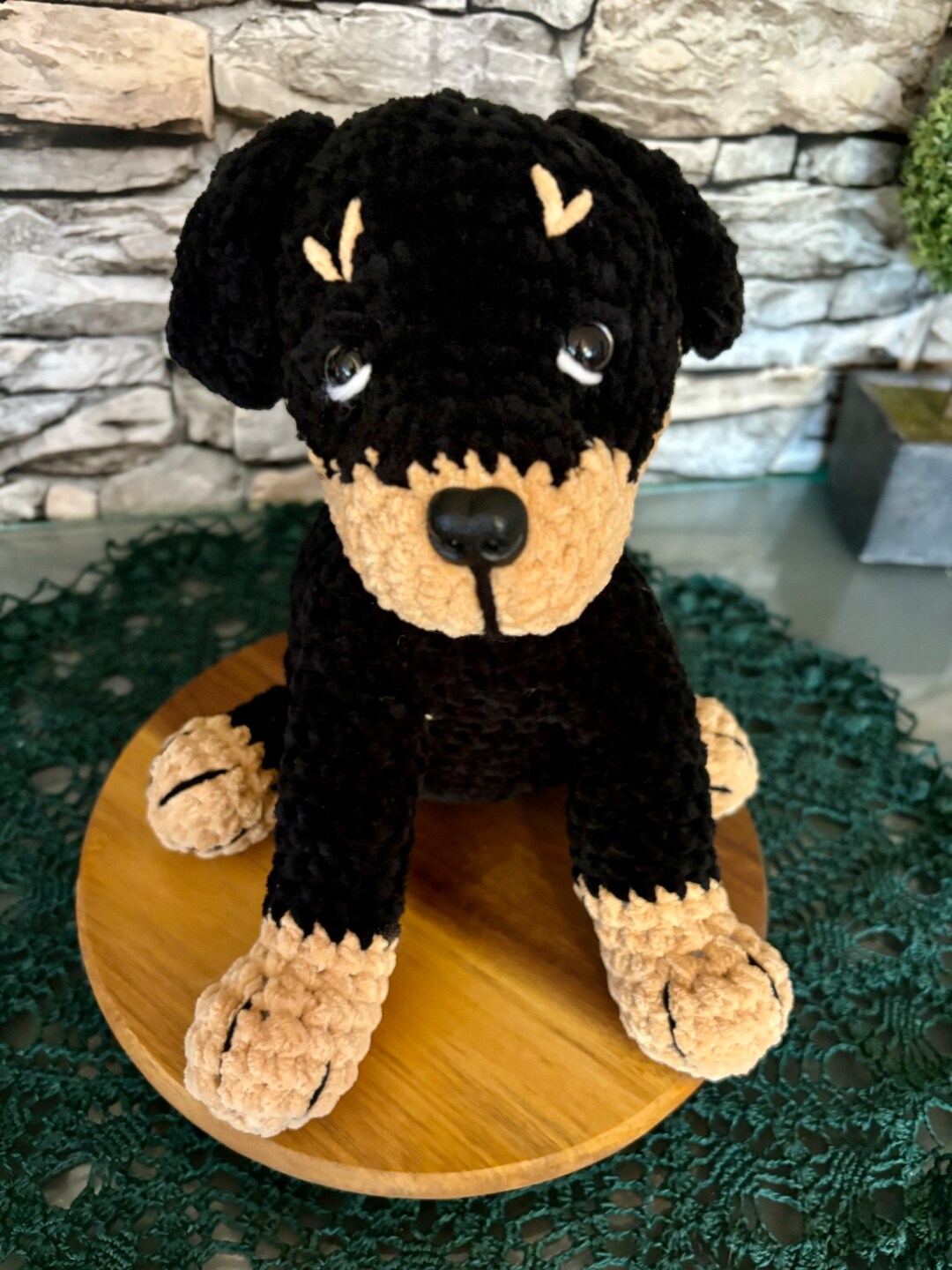 Ruby the Rottweiler Plushie-made TO ORDER - Etsy