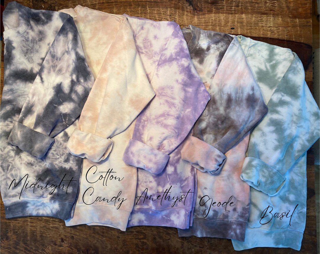Custom Design Tie-dye Sweatshirts - Etsy