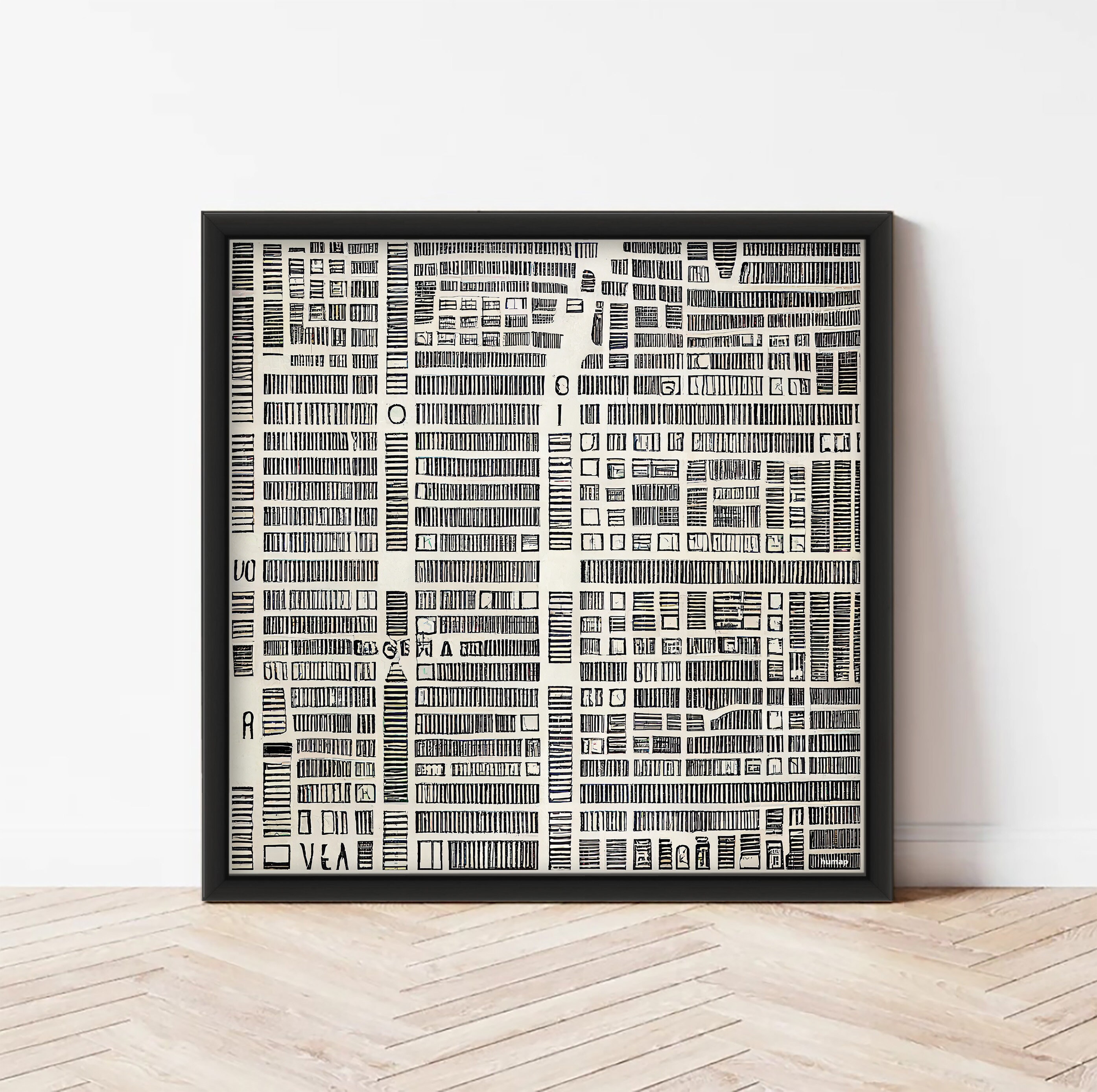 Set of 3 Abstract and Colorful City Maps Art Prints - Etsy